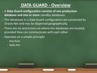 DataGuard - Oracle's Time Machine | PDF | Databases | Computer Software and Applications