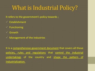 New Industrial Policy 1991 | PPTX