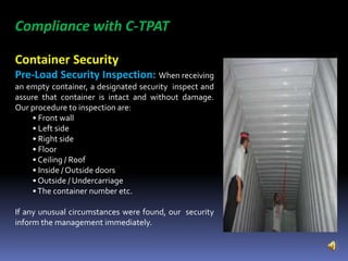 Nipa c tpat security presentation-final | PPTX