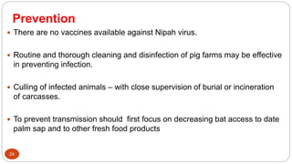 NIPAH.pptx | Infectious Diseases | Diseases and Conditions