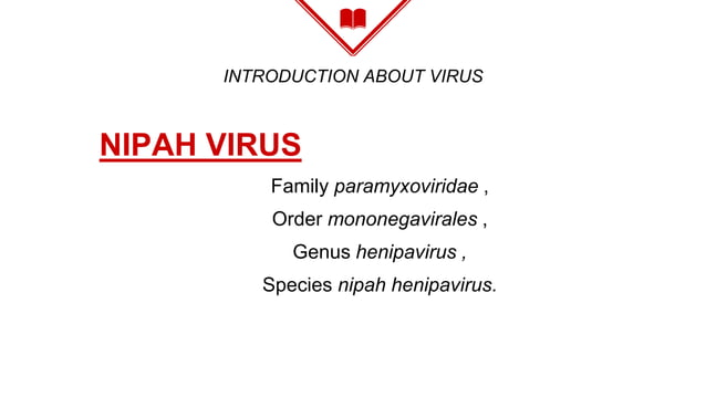 Nipah virus infection | PPTX