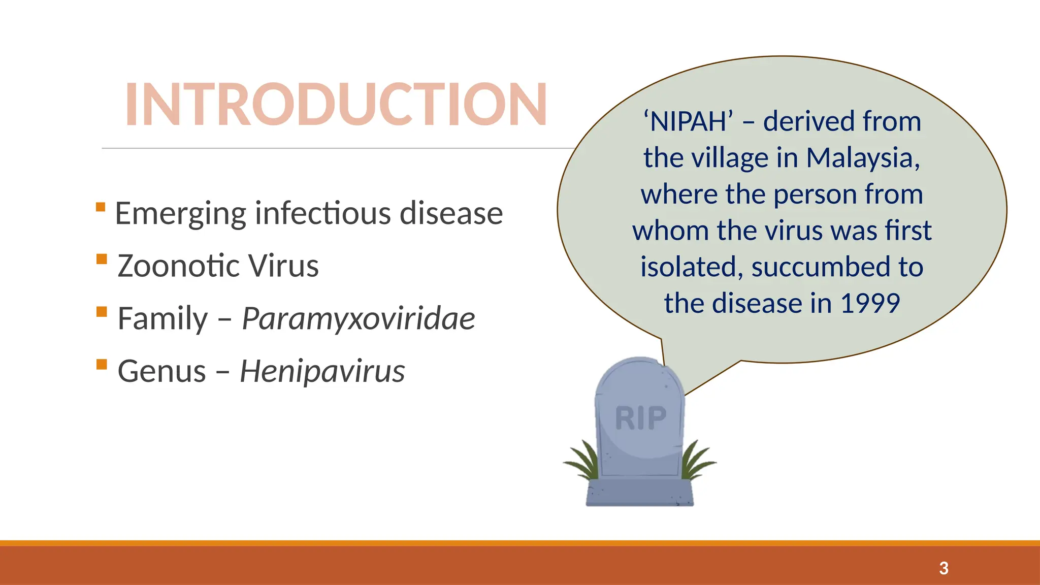 NIPAH VIRUS (preventive and social medicine) | PPT