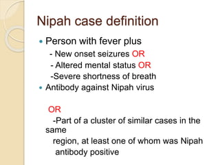 Nipah Virus infection | PPTX