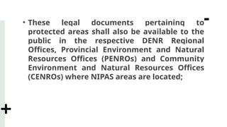 NIPAS ACT a thorough presentation of reforms in nipa woods.pptx