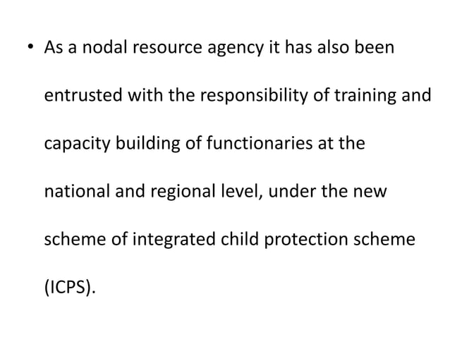 National institute of public cooperation and child development (NIPCCD ...