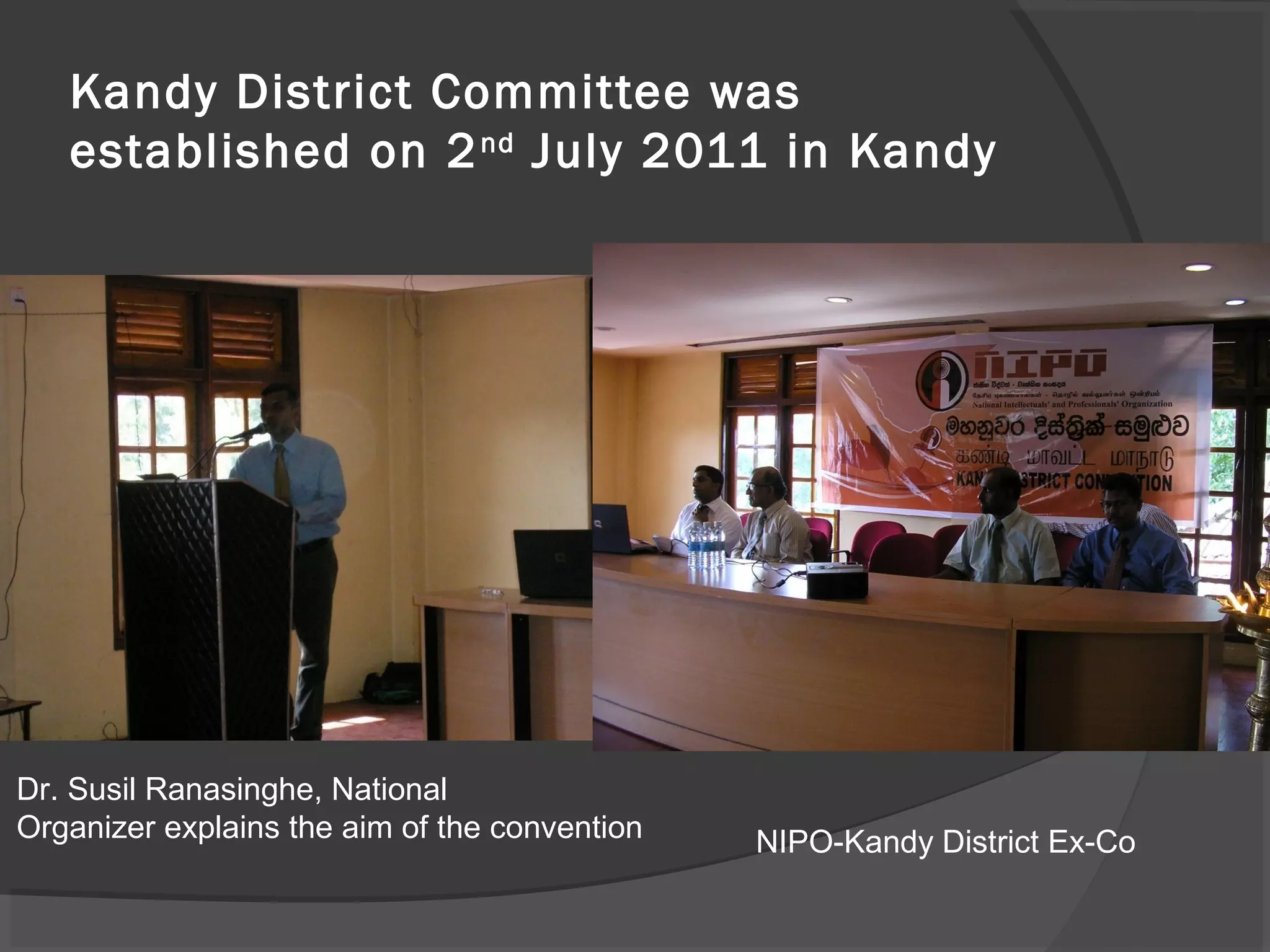 Brief History of National Intellectuals and professionals Organization ...