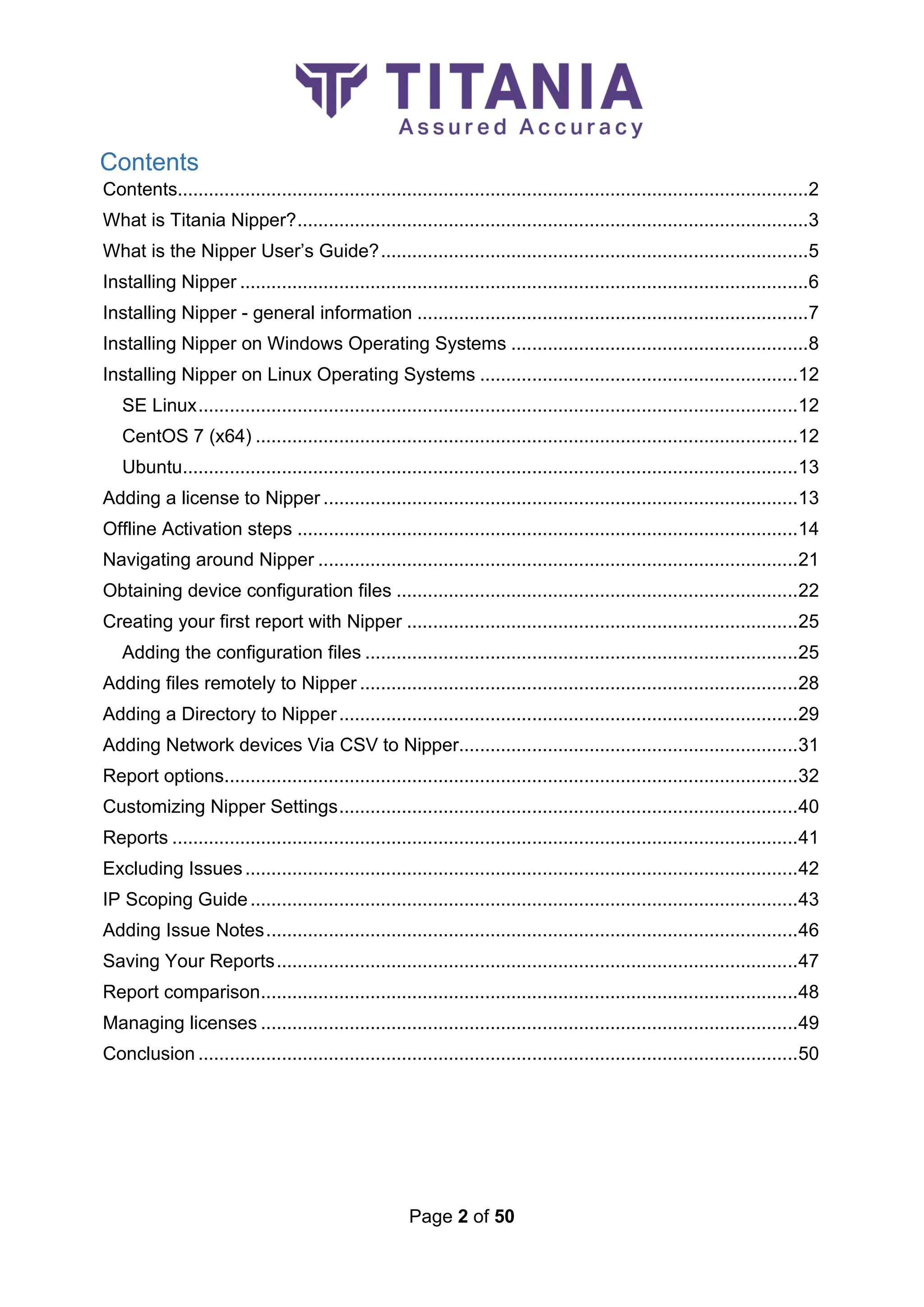 Nipper-Users-Guide-2-13-0 pdf configuration step by step | PDF