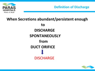 Nipple discharge in reproductive age group women | PPTX