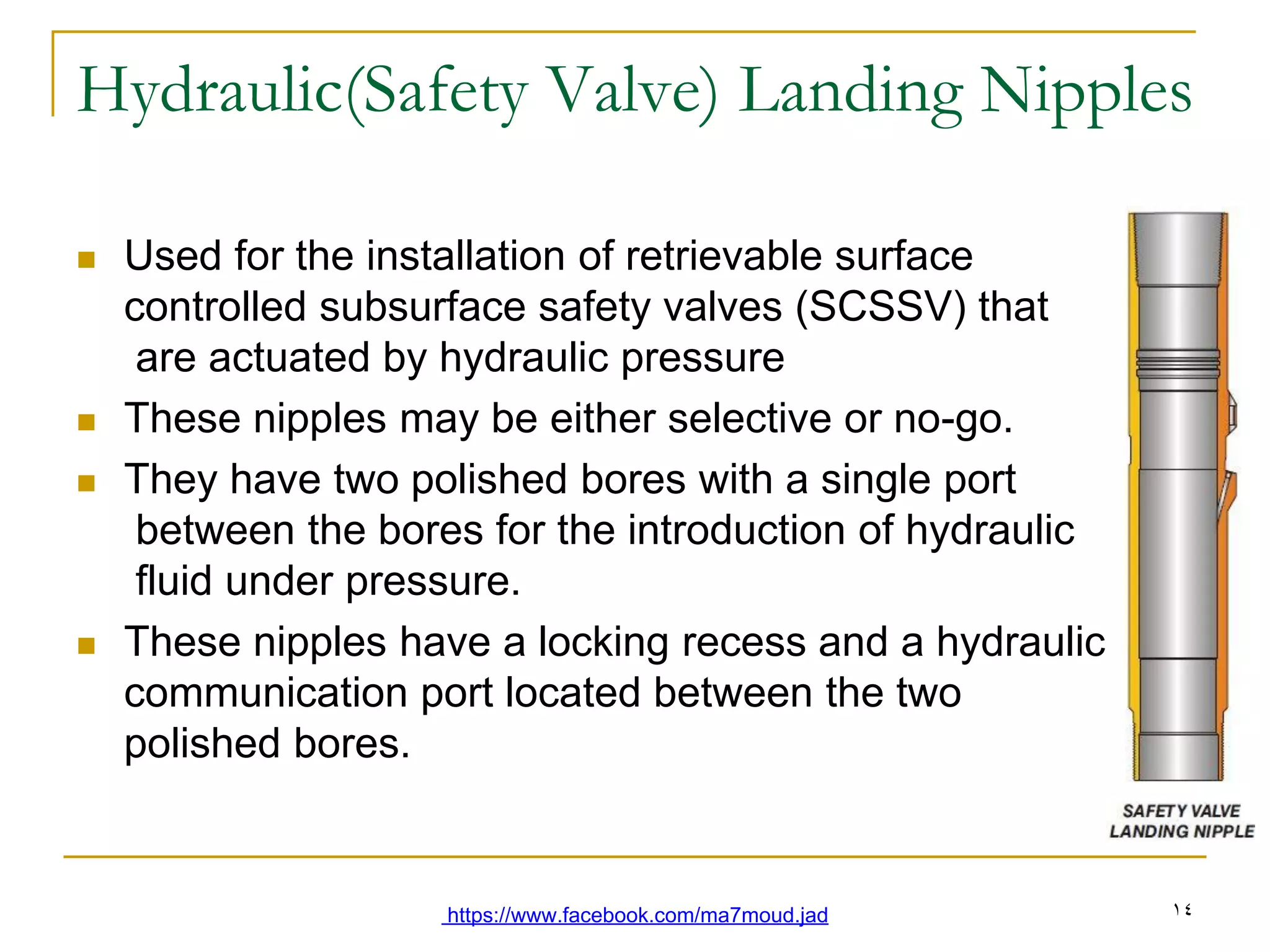Tubing Landing nipples in petroleum industry | PDF