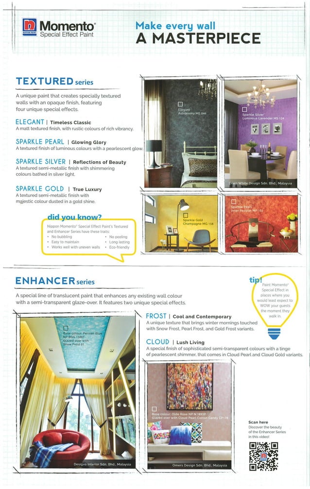 Nippon Paint Colour Card Colours of Life for Interior & Exterior | PDF