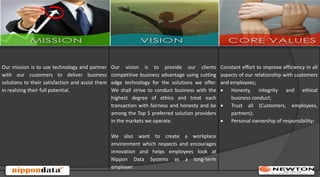 Nippon Data Systems - An Overview | PDF