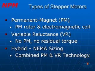Nippon Pulse America unraveling the mystery of stepper motor technology presentation | PPT
