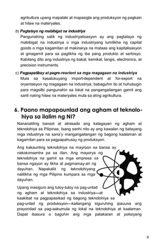 Primer on National Industrialization (Full Text Filipino) | PDF