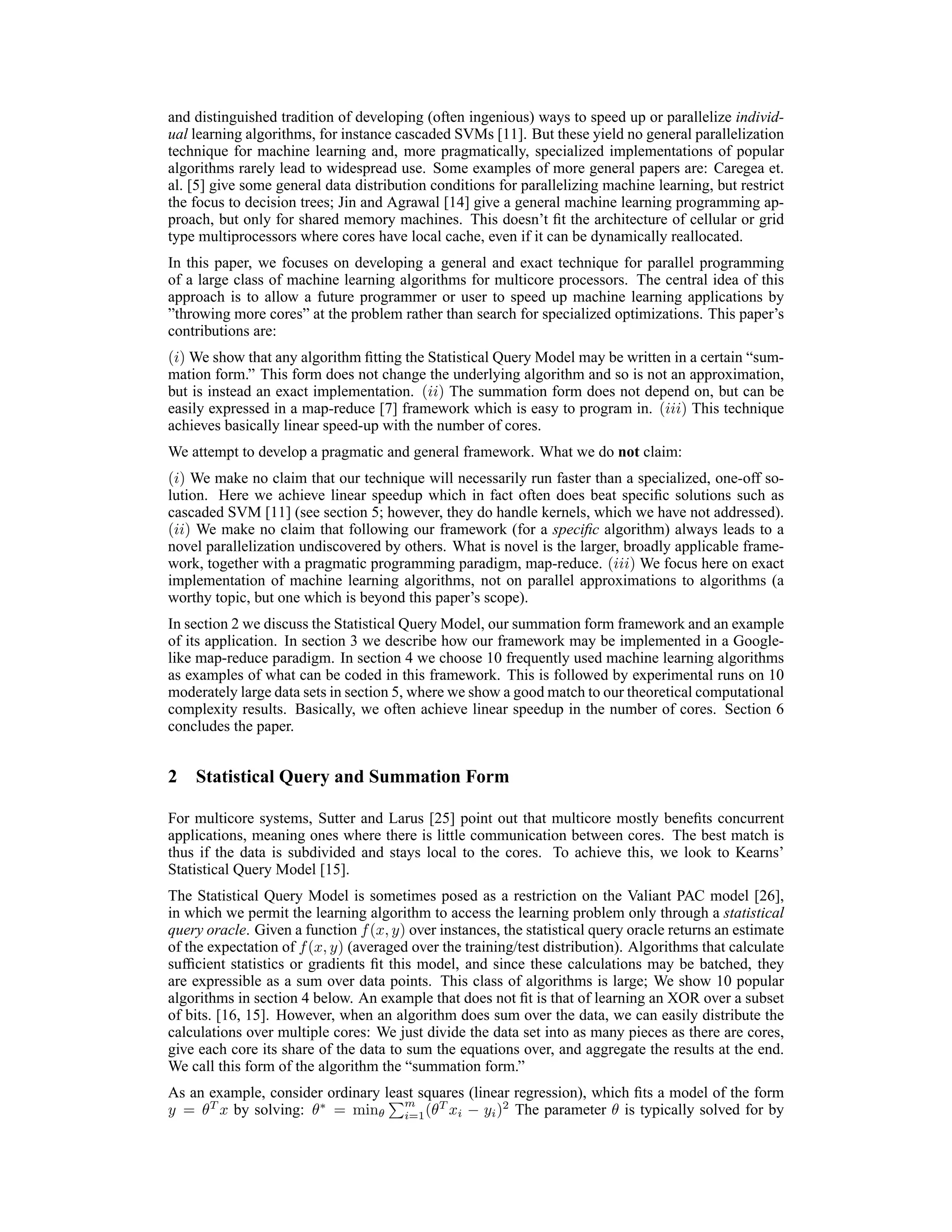 Map Reduce For Machine Learning On Multicore Pdf