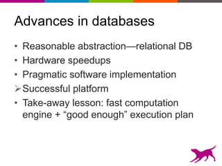 The Challenges of Bringing Machine Learning to the Masses | PPTX | Databases | Computer Software ...