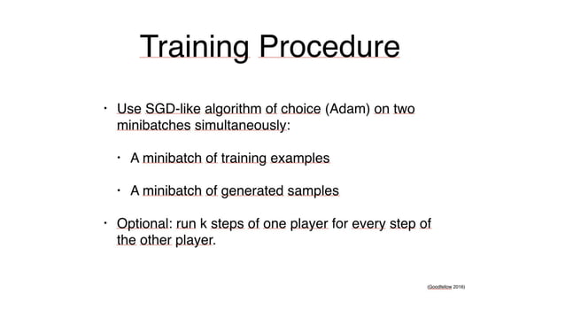 Nips 2016 tutorial generative adversarial networks review | PPT