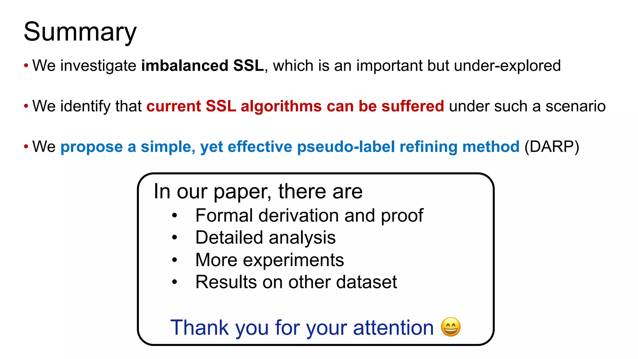 Distribution Aligning Refinery of Pseudo-label for Imbalanced Semi-supervised Learning | PDF