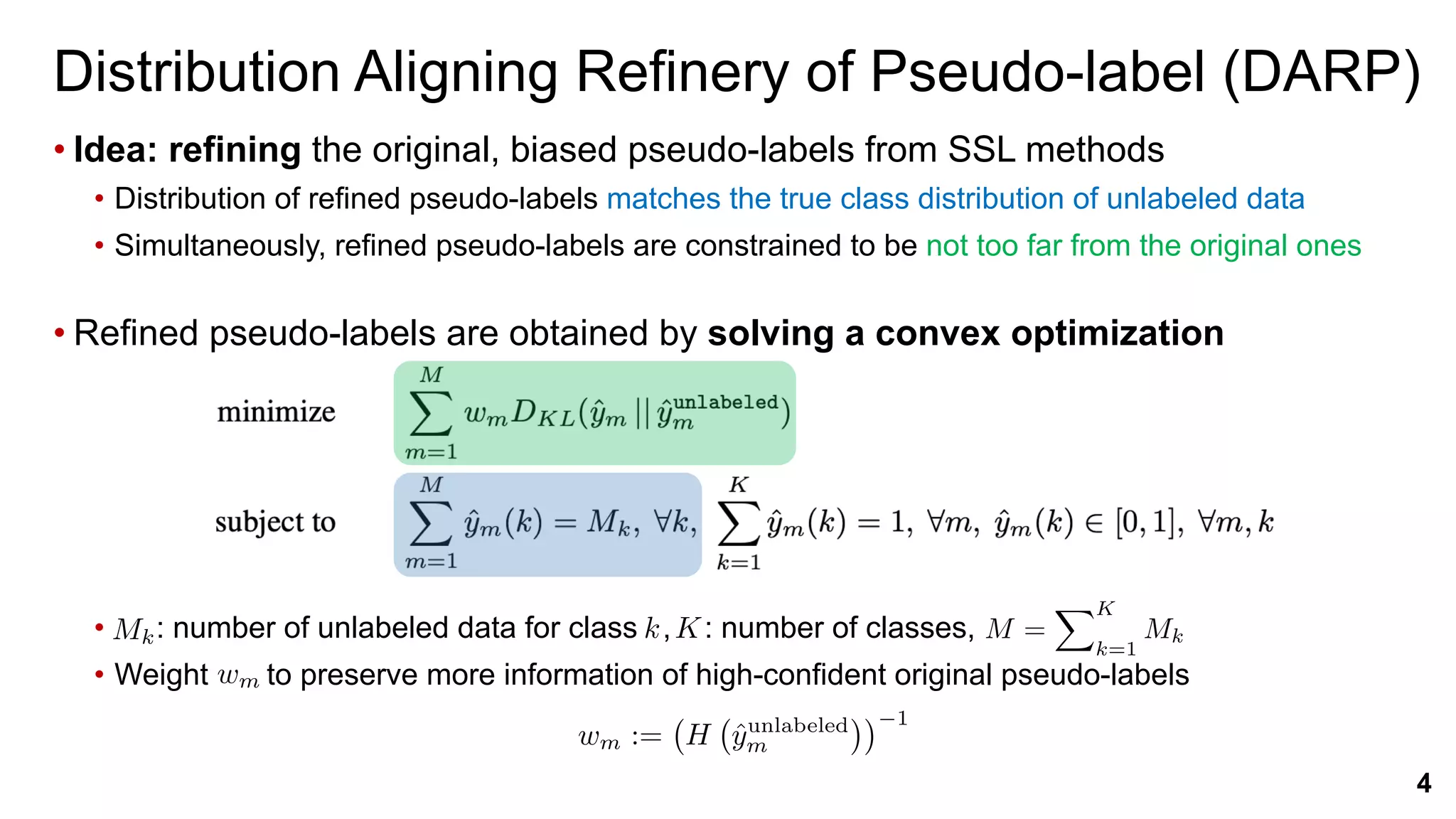 Distribution Aligning Refinery of Pseudo-label for Imbalanced Semi-supervised Learning | PDF