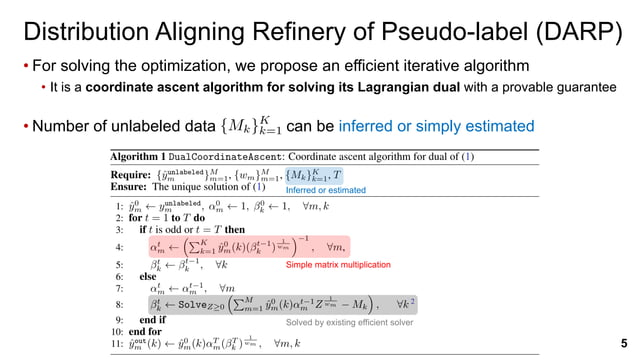 Distribution Aligning Refinery of Pseudo-label for Imbalanced Semi-supervised Learning | PDF