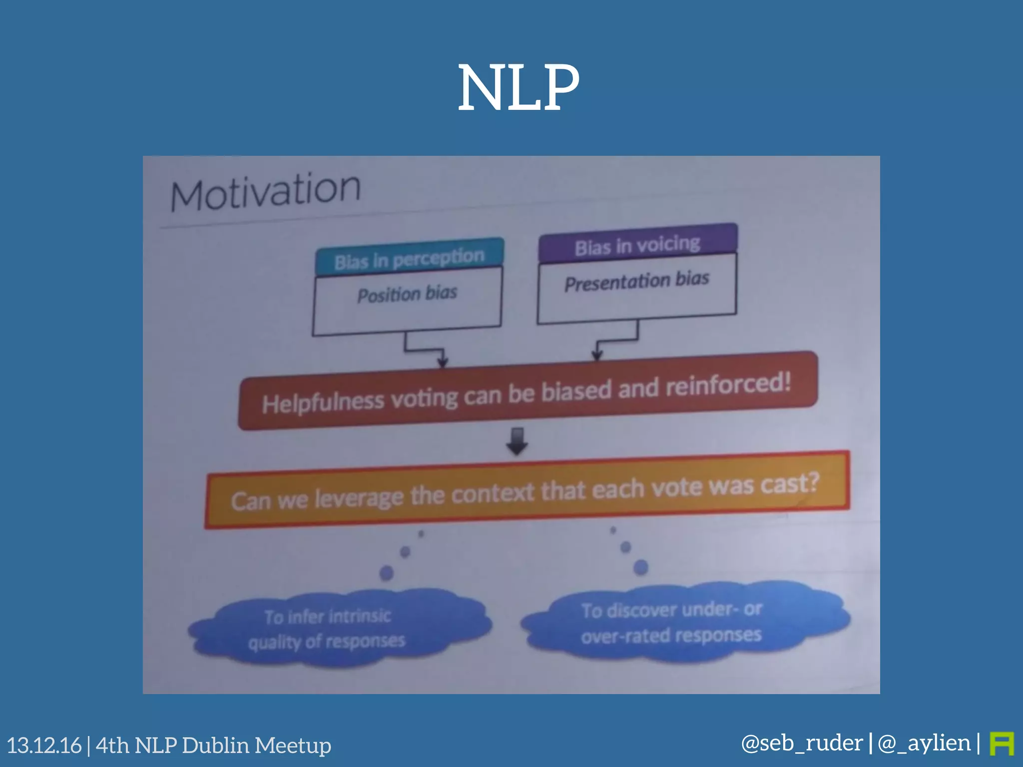 NIPS 2016 Highlights - Sebastian Ruder | PPT | Free Download