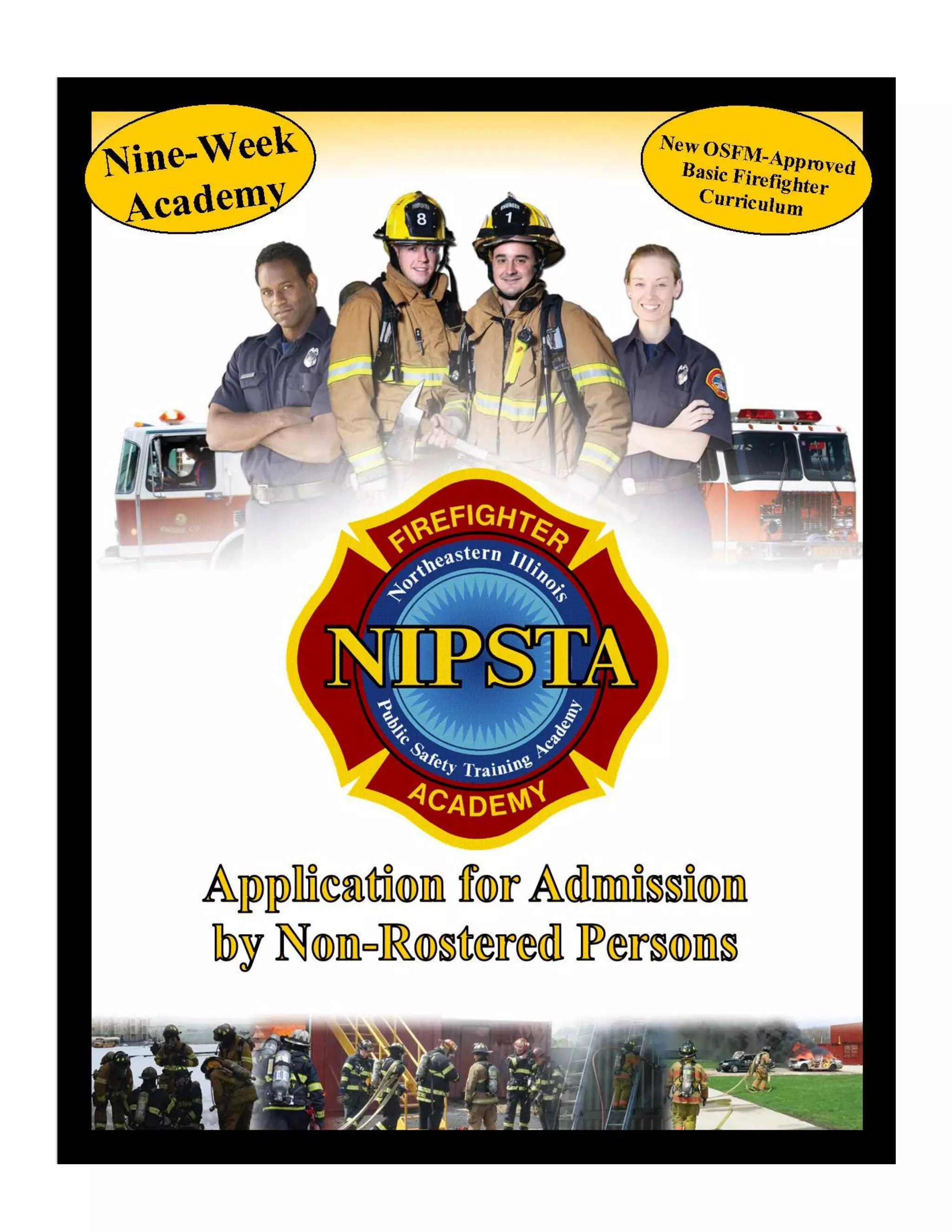 NIPSTA Fire Academy Application for Admission | PDF