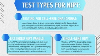 NIPT Tests Types And Their Usefulness | PDF | Pregnancy | Reproductive ...
