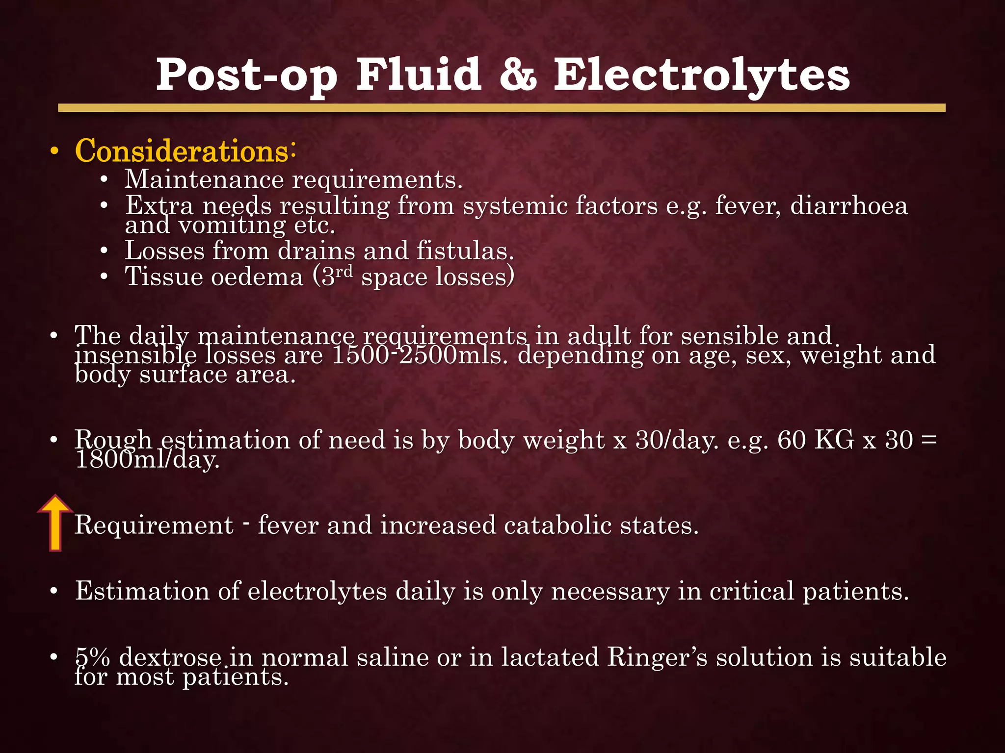 Post-operative care by Dr Nipun Bansal | PPT