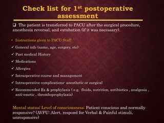 Post-operative care by Dr Nipun Bansal | PPT