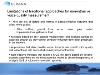 Niqa competitive alternative for non-intrusive voice quality testing (p ...
