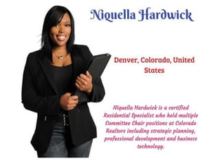 Niquella hardwick- Tips For Become A Successful Real Estate Agent | PPT