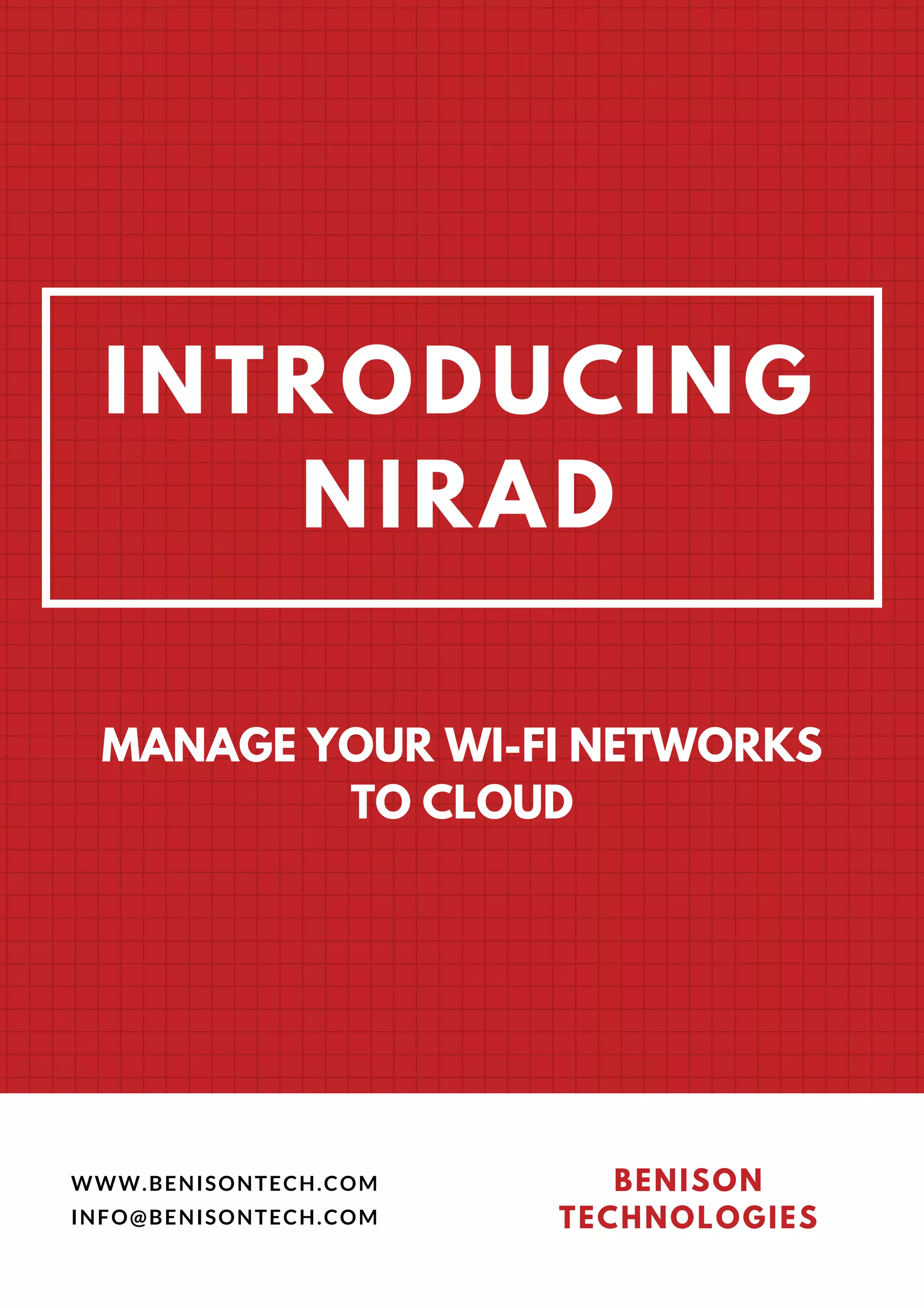 Nirad The cloud managed networking solution | PDF | Cloud Computing | Internet
