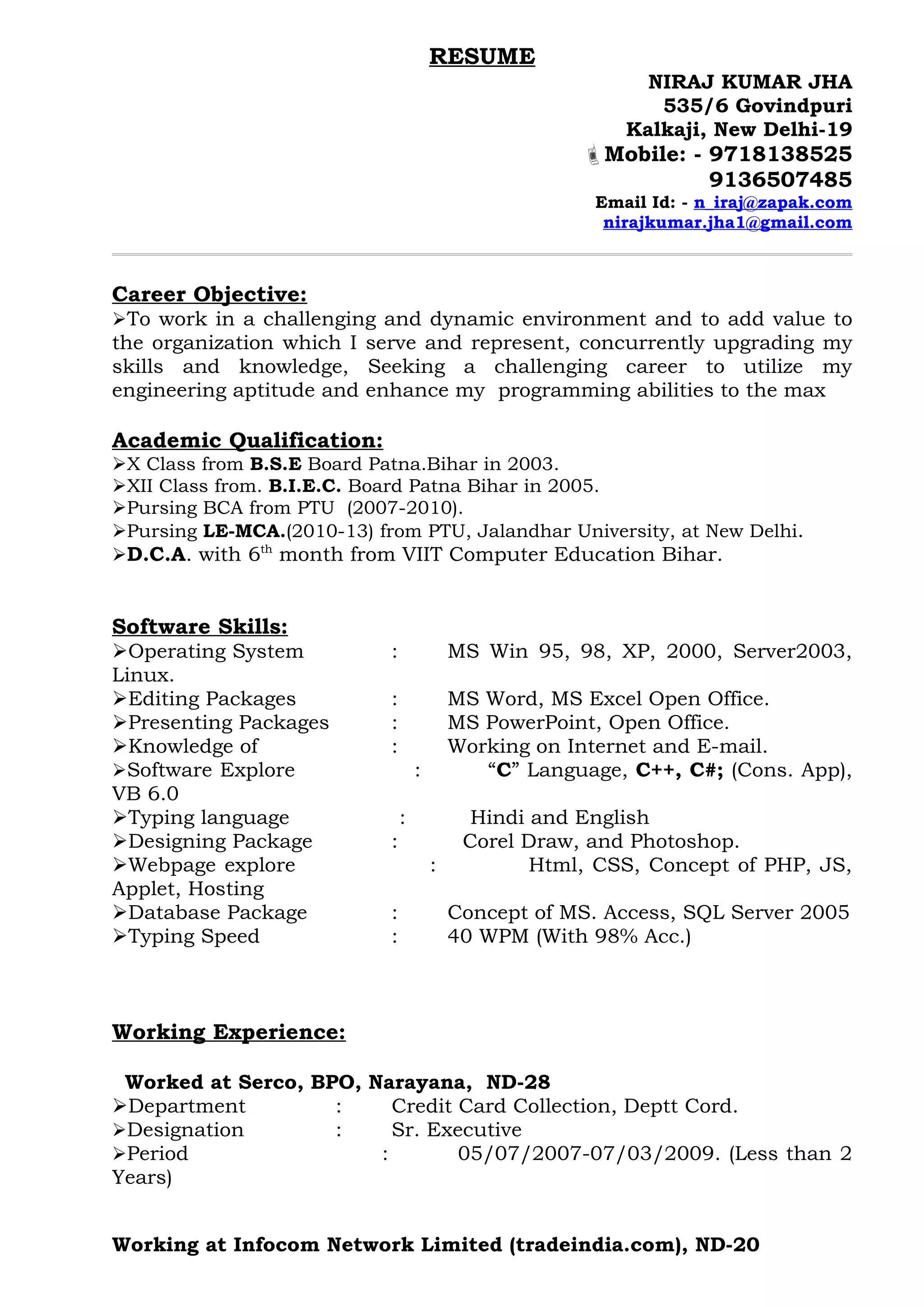 Niraj Kumar Jha | PDF