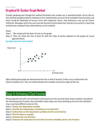 Niraj on Cost Behaviour | PDF