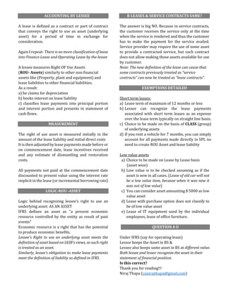 IFRS 16: Leases | PDF