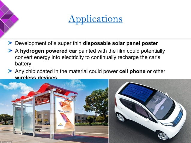 Infrared Plastic Solar Cell | PPT | Chemistry | Science