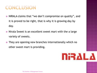 Nirala final project presentation | PPTX