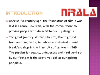 Nirala final project presentation | PPTX