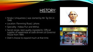 Nirala Sweets - A Story of Downfall | PPTX