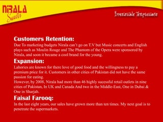 Nirala Sweets | PPTX