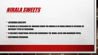 Nirala sweets slide for sales compensation | PPT