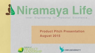 Niramaya Life - product pitch v1.0 | PDF
