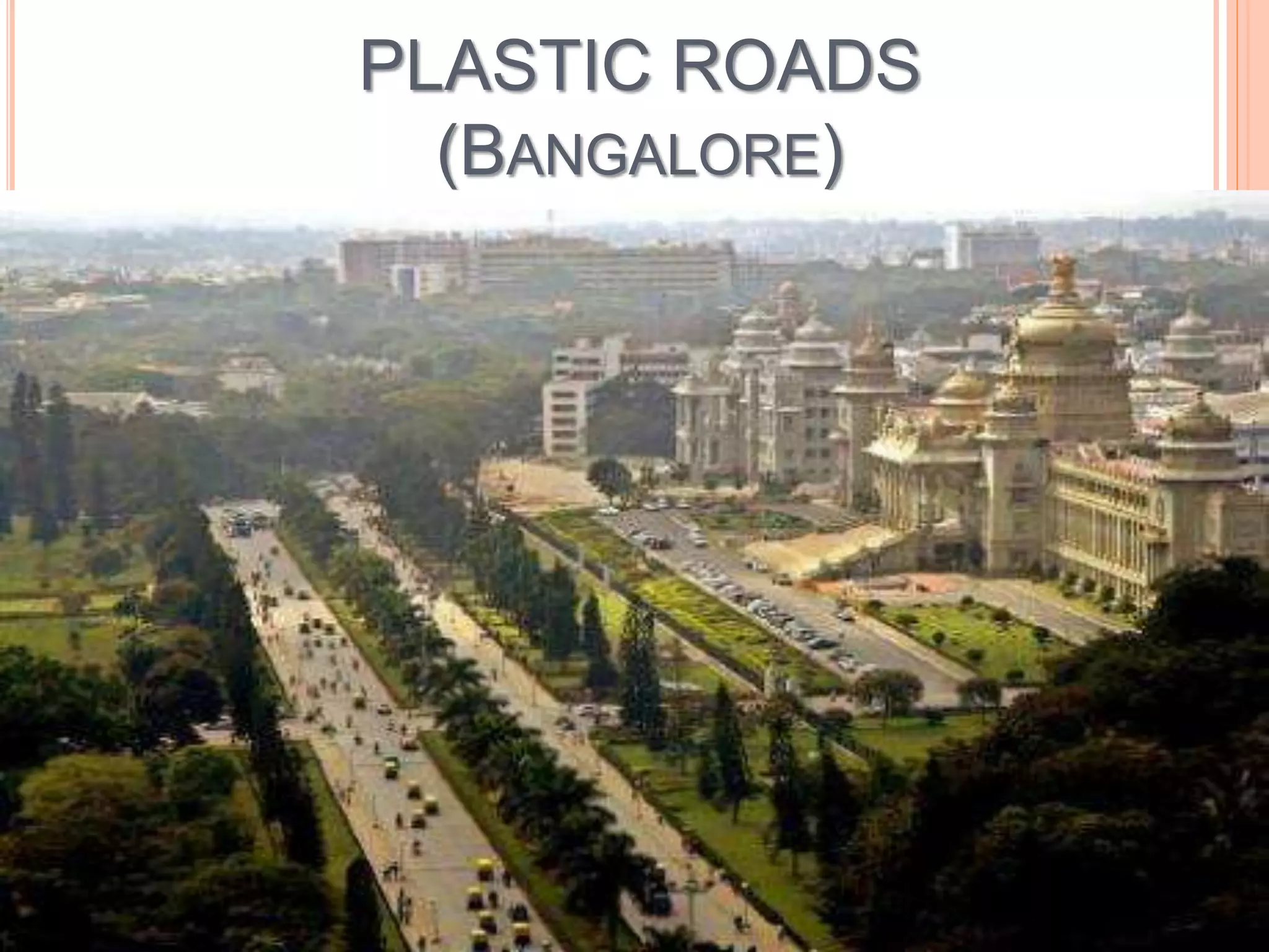 plastic in road construction | PPTX