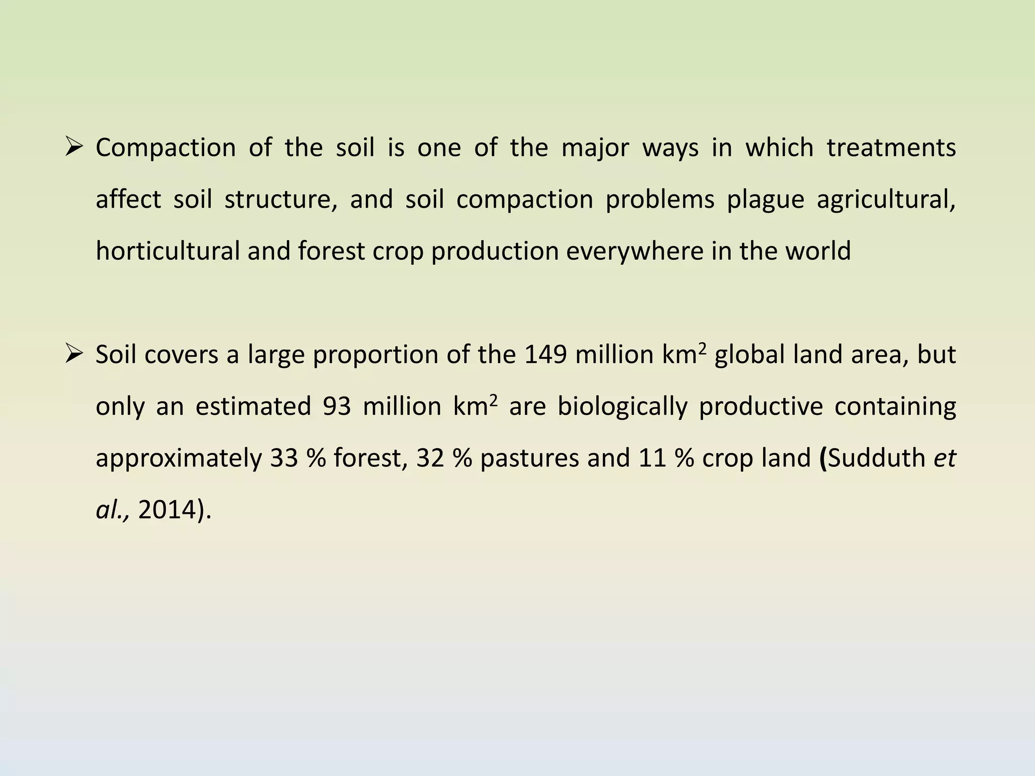 Soil compaction due to farm machinery | PPTX