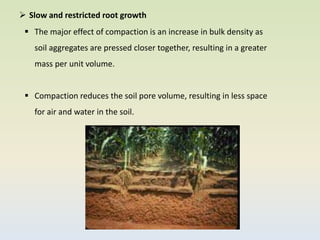 Soil compaction due to farm machinery | PPTX