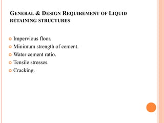 introduction of intze tank | PPTX