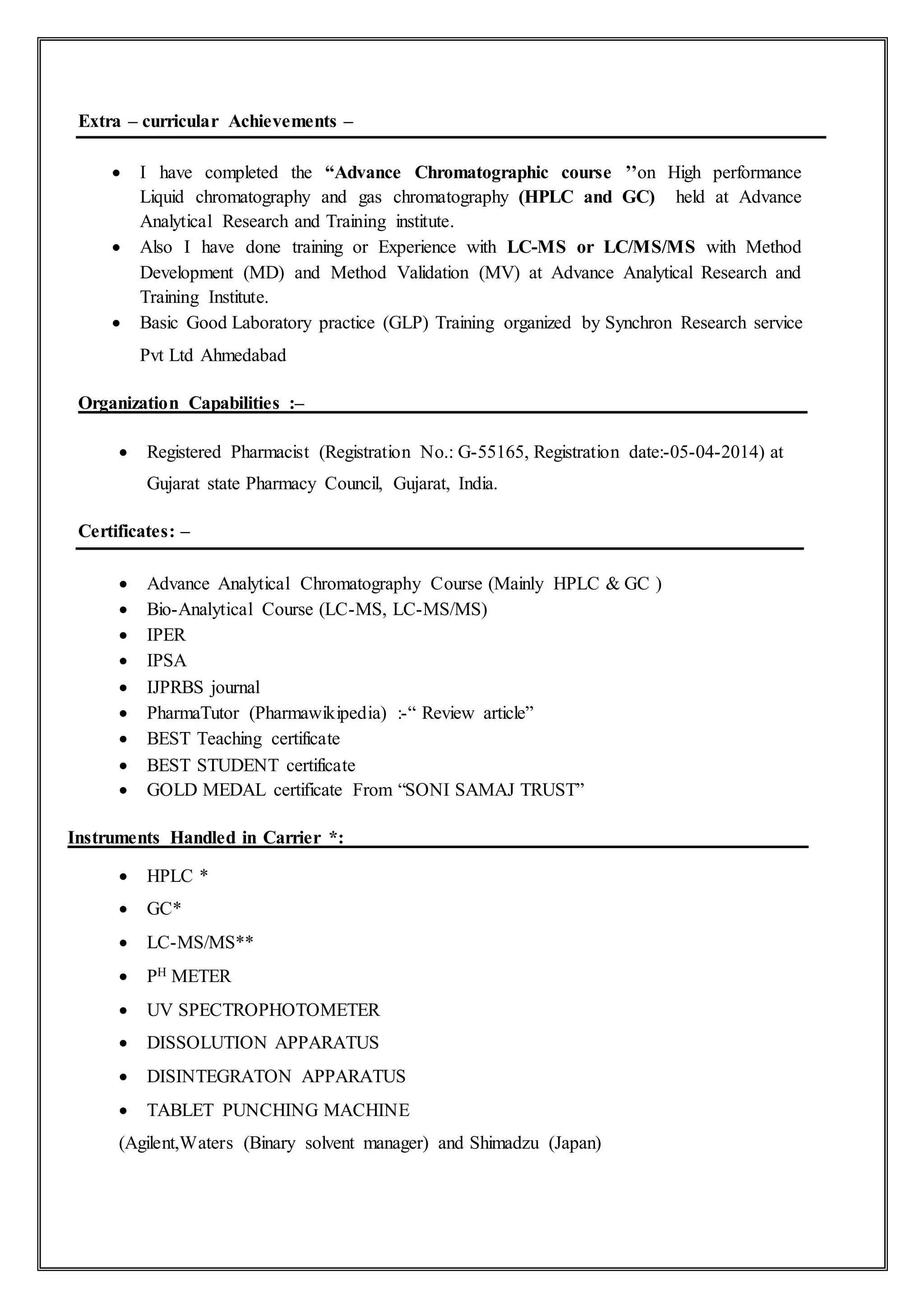 Nirav cv copy | DOCX