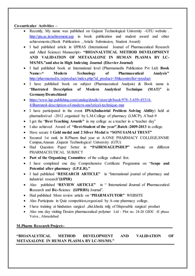 Nirav cv copy | DOCX