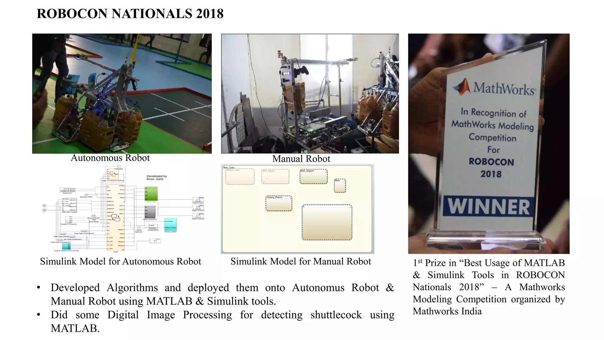 Nirav joshi mechanical engineer - portfolio | PDF | Robotics | Technology & Computing