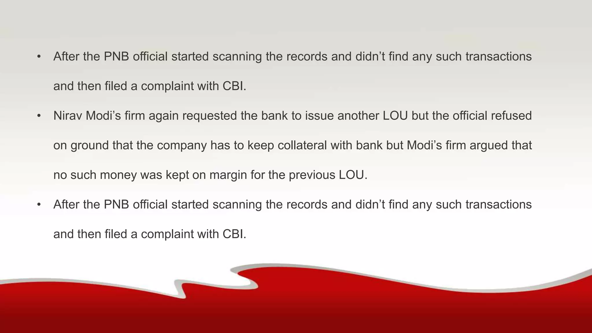 Punjab National Bank Fraud (Nirav Modi Scam) ppt presentation slideshare | PPTX