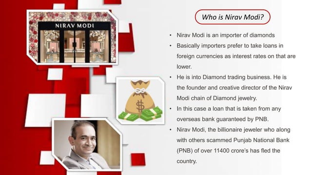 Punjab National Bank Fraud (Nirav Modi Scam) ppt presentation slideshare | PPTX